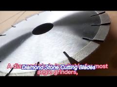 300mm Laser Welded Diamond Stone Cutting Blades With Key Slot For Granite Cutting