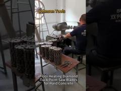 La lama durevole del punto di pieghettatura del diamante con protegge i denti per macinazione concreta dura estrema