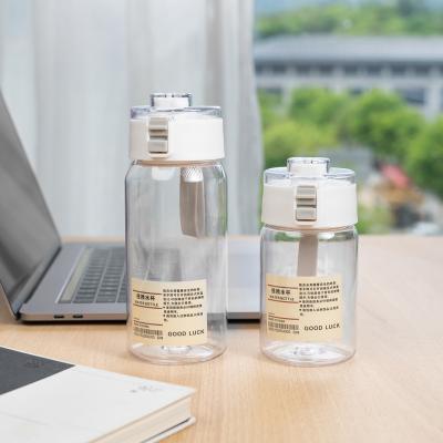 China Applicable People Adults Transparent Plastic Water Bottle with Customised Material for sale