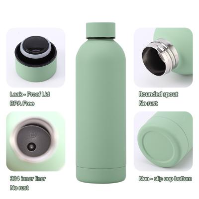Cina Anti-corrosione rivestimento dotato di acciaio inossidabile doppia parete bottiglia d'acqua per il beneficio in vendita