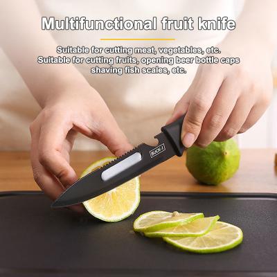 China 7-Piece Stainless Steel Chef Knife Set with Plastic Chopping Block and Board Holder for sale