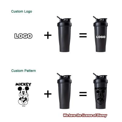 Cina PP Food Grade Lid BPA Free Protein Shake Bottle Stile di design contemporaneo per allenamento in vendita