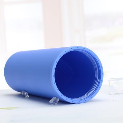 Cina 16 oz Capacità Custom Double Wall Tumblers con coperchio e paglia in plastica PP in vendita