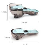 China PP Material Adjustable Digital Measuring Spoon with Scale Plastic Measuring Cup 18*7.5CM for sale