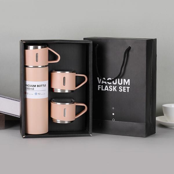 Quality Stainless Steel Thermo 17oz Vacuum Insulated Bottle with Handle 330g Designed to for sale