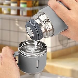 China Stainless Steel Thermo 17oz Vacuum Insulated Bottle with Handle 330g Designed to Suit Adults for sale