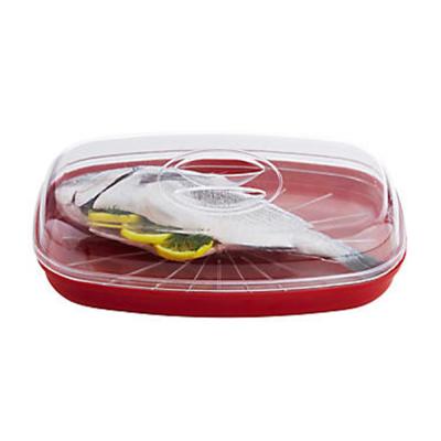 Cina Cose da cucina per vapore a microonde senza BPA per pesce in plastica in vendita