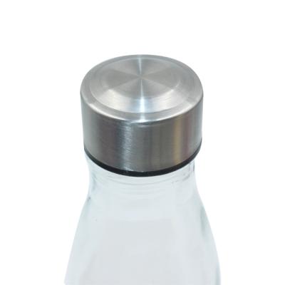 China 2020 Tour Custom Logo and Eco-Friendly Glass Water Bottle with Direct Drinking Method for sale