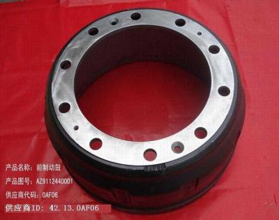 China HOWO DUMP TRUCK REAR BRAKE DRUM AZ9118340006 FOR HOWO TRUCK HIGHT QUALITY for sale