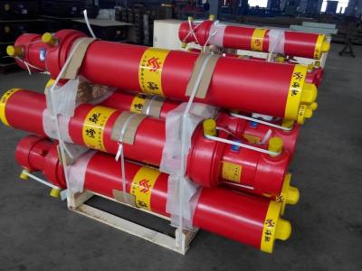 China HYVA hydraulic tipping system hydraulic cylinder for dump truck with supperior quality FC 169 for sale