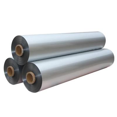 China 12u Coated White Polyethylene PE Metallized PET Film Food Soft Petg Film Silver Crystal Mirror Pet Film for sale