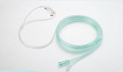 China PVC Medical Grade Oxygen Therapy With Adjustable Nose Clip With/Without Latex for sale