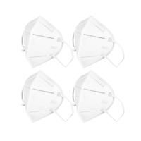 China Vertical Fold Flat Foldable FFP2 Mask Anti Particulate Logo Customized for sale