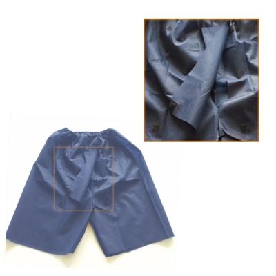 Cina Pantaloni eliminabili blu scuro di colonoscopia degli abiti medici eliminabili non tessuti 45g in vendita