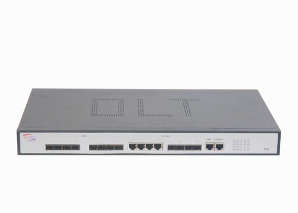 Quality 1U 8 PON GEPON OLT SFP 4 Optical Fiber 20km , 10g EPON OLT 1 / 64 ONT Uplink for sale