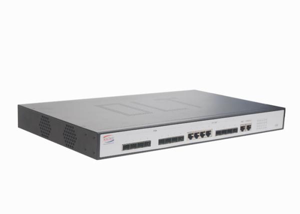 Quality 1U 8 PON GEPON OLT SFP 4 Optical Fiber 20km , 10g EPON OLT 1 / 64 ONT Uplink for sale
