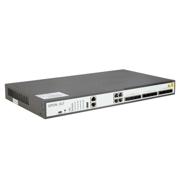Quality 10 GIGABIT ETHERNET 8 PORTS 1U FTTH GPON OLT COMPATIBLE WITH VARIOUS TYPES OF for sale