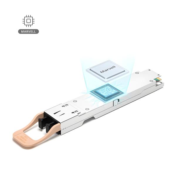 Quality Compatible Type2 Flat Top 800G OSFP LPO 8x100G SR8 850nm 100M MMF MPO-16 Optical for sale