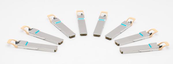Quality 400G-VR4 OSFP MMA4Z00-NS400 Flat Top PAM4 850nm 50m DOM MPO-12/APC MMF for sale