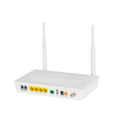 China COMELINK English software ONU 4GE CATV WIFI SERIES GPON ONT for sale