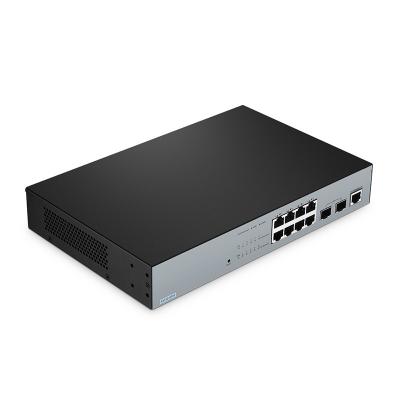 Китай Comelink 8-Port Gigabit Ethernet L2+ Compact Switch, 8 x Gigabit RJ45, с 2 x 1Gb SFP Uplinks, без вентилятора продается