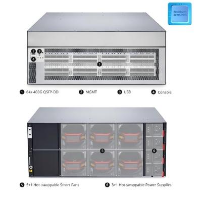 China Comelink 64 x 400Gb QSFP-DD, PicOS, Broadcom Chip, Switch de centro de datos L3 Ethernet de 64 puertos en venta