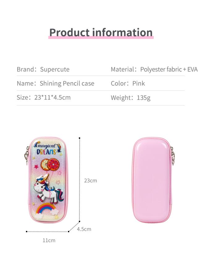 Superctue Waterproof 3D Pencil Case product image