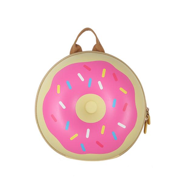 Quality Supercute Custom Toddler Backpack Cartoon Doughnut Design Kids Schoolbag for sale