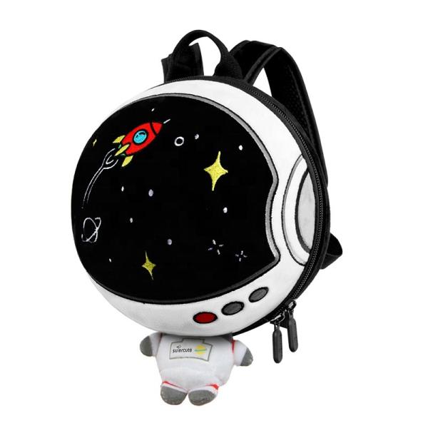 Quality Fashionable Cartoon Pattern Children 3D School Bags Anti Lost Backpack 206g for sale