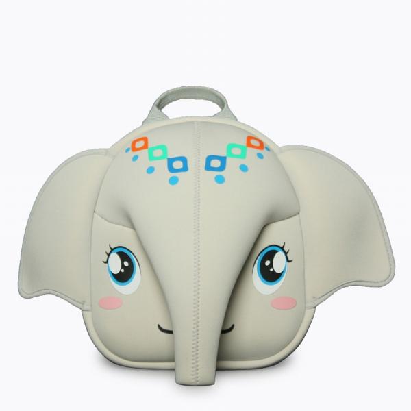 Quality Supercute Elephant Backpack Custom Backpack Neoprene Material Cartoon Design for sale