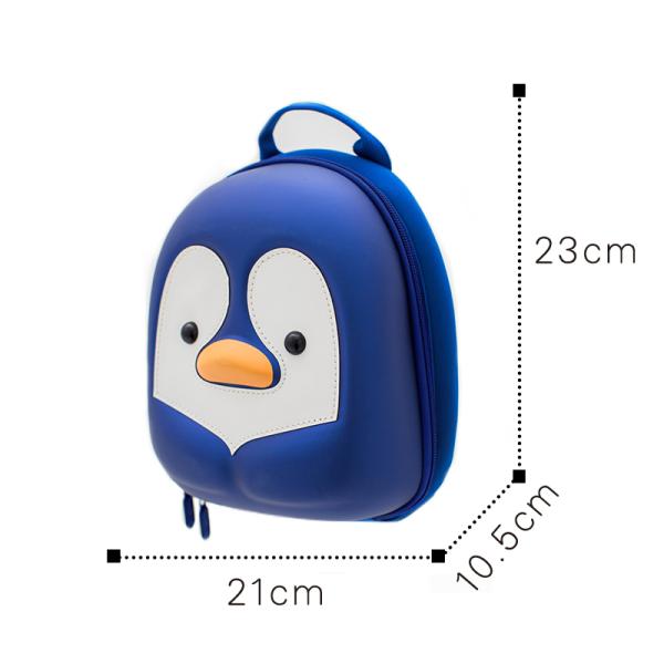 Quality Anti Lost 3D Kids Penguin Backpack Customizable EVA Kids Hardshell Backpack for sale