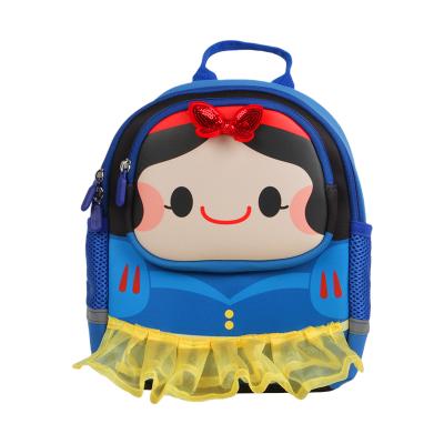 China Customization Unisex Kids School Backpacks Waterproof Princess Design for sale