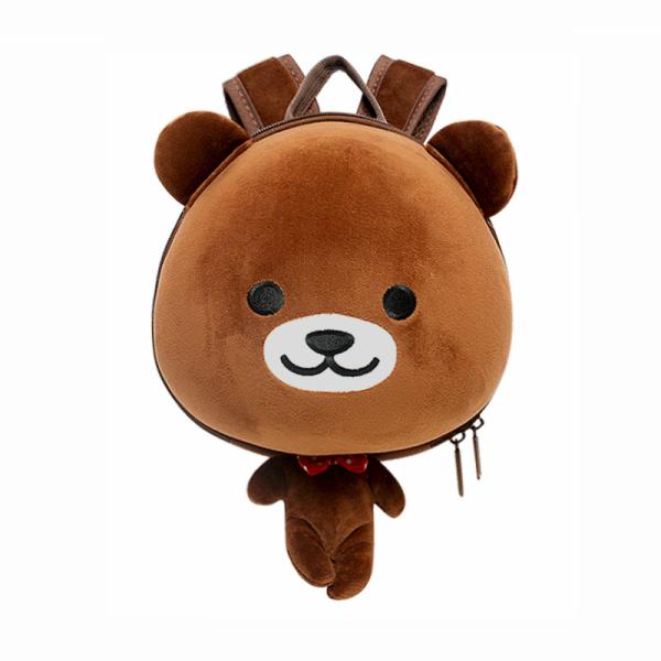 Quality Supercute Custom 3D Plush Kids Animal Backpack Personalised Toddler School Bags for sale
