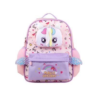 China Supplier Student Book Bag Polyester Ergonomics School Bag Backpack For Children for sale