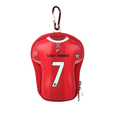 China Custom Coin Purse Made Of Durable EVA Materials Unique Jersey Bag Design for sale