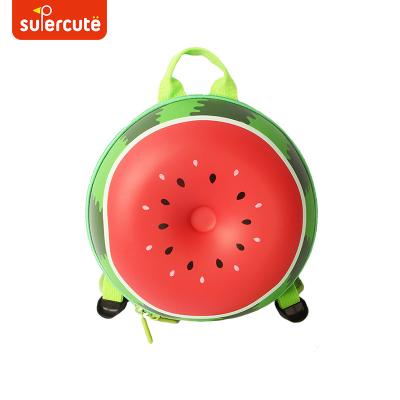 China Customization EVA Toddler Backpack Fruit Design Anti Lost Backpack Child School Bag for sale