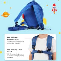 China Supercute Waterproof Customizable EVA PU School Bag Rocket Shape Backpack for sale