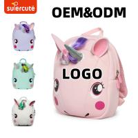 Quality Supercute Customized Kids Backpack Unicorn Bag Waterproof School Bag For for sale