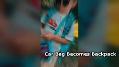 2 In 1 Car Shoulder Bag And Backpack