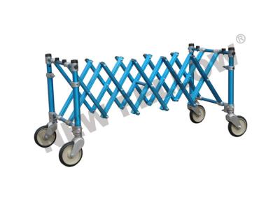 China Aluminum Alloy Extensional Funeral Stretcher Church Trolley / Coffin Support for sale