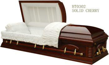 China Wooden Casket & Coffin  Made from China (HT-0302) for sale