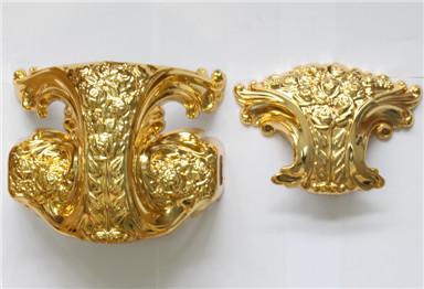 China PP or ABS Material coffin accessories Corner 21# Funeral Decoration for sale