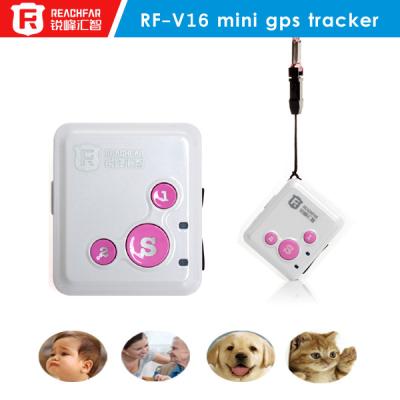 China mini personal children gps tracker kids necklace gps RF-V16 for sale