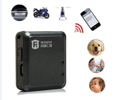 China Perseguidor escondido do carro dos gps da bicicleta do tamanho da moeda de Reachfar Rf-v8 mini à venda