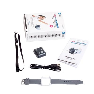 China Mini gps tracker keychain for prisoner senior cell phone sos panic button rf-v16 for sale