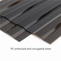 China Solid Embossed Diamond Textured Polycarbonate Sheet for sale