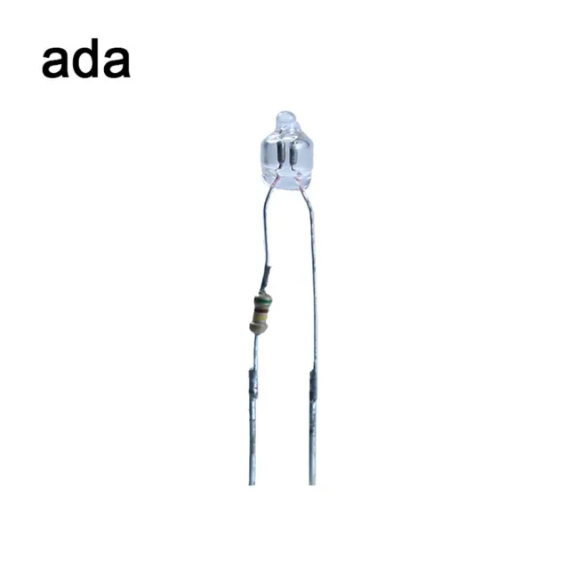 Different Size Neon Lamp Butt Welded with Resistor
