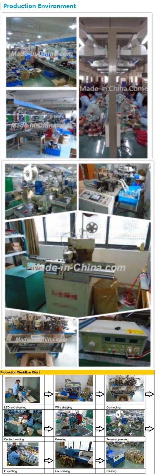 a-01 Transparent Lens White Cable Indication Lamp for Panels