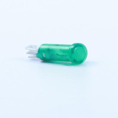 中国 10mm パイロットランプ 24VDC グリーン インディケーターライト CE RoHS 承認 販売のため