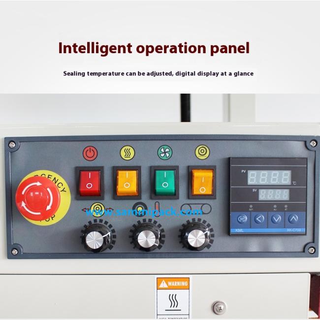 FR-1100V Electric Vertical Continuous Band Sealing Machine for Food/Beverage Plastic Bags Foil Film Pouch Packaging Machine